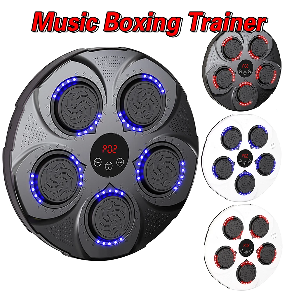 Music-Boxing-Machine-Wall-Target-LED-Lighted-Boxing-Training-Punching ...