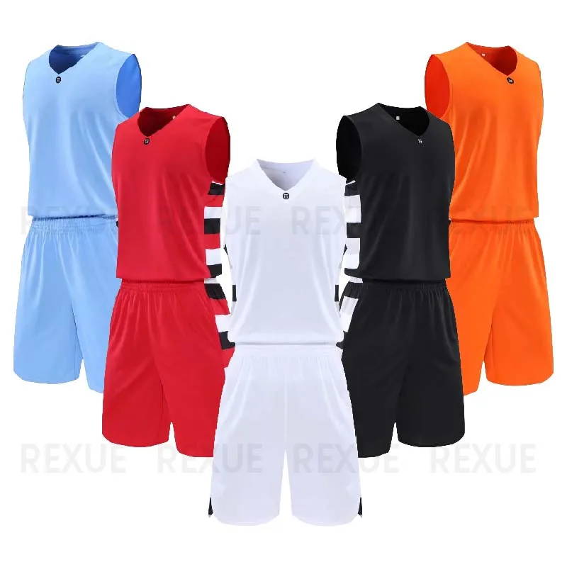 High-Quality-DIY-Customized-V-Neck-Sleeveless-Youth-Basketball-Jersey ...