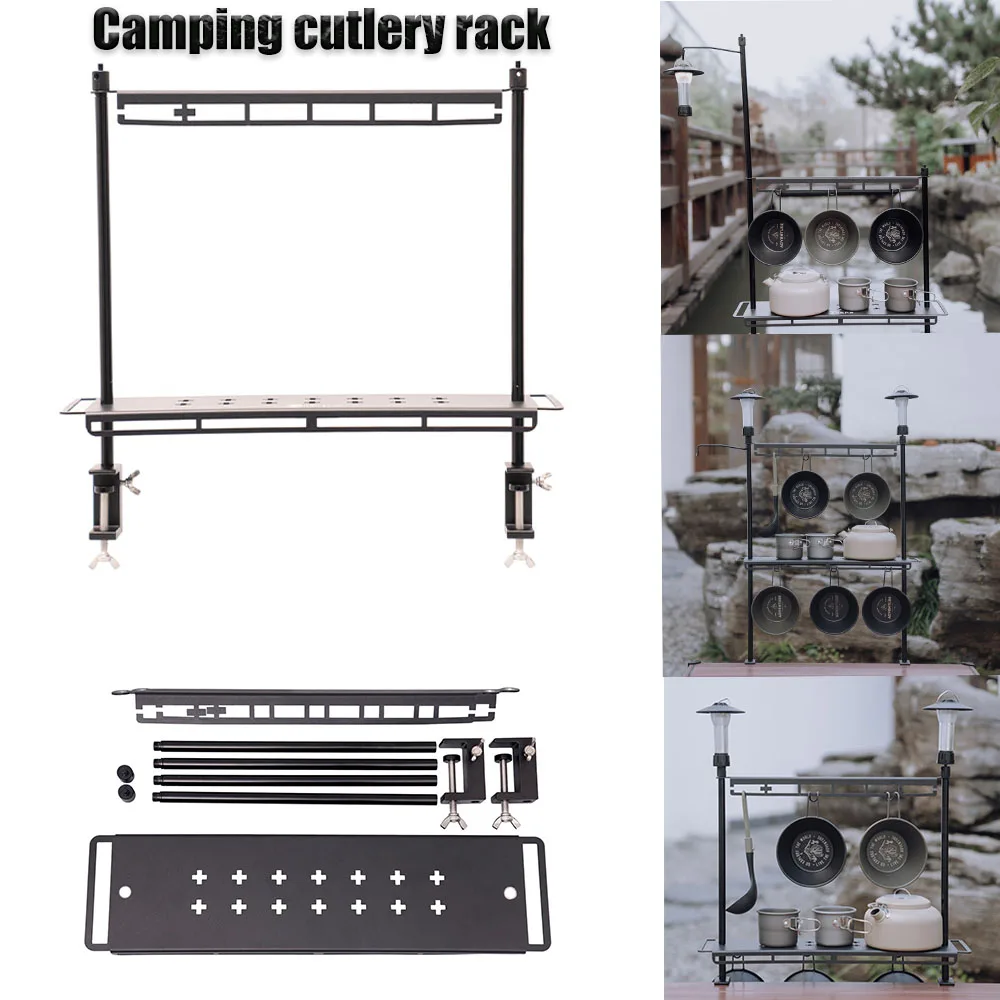 ableware-Storage-Rack-Outdoor-Camping-Articles-Outdoor-Table-Utensils ...