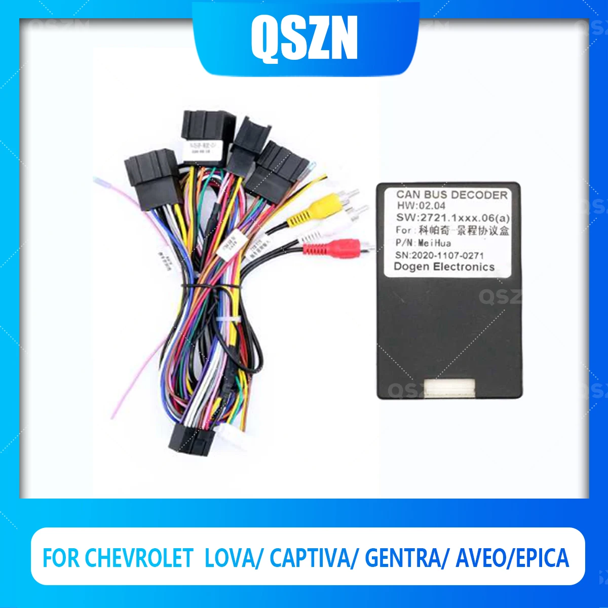 QSZN-adaptador-para-Radio-de-coche-canbus-Box-DJ-003-para-CHEVROLET ...