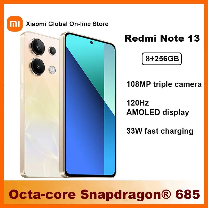 Global-Version-Redmi-Note-13-Cellphone-Snapdragon-685-MIUI-14-108MP ...