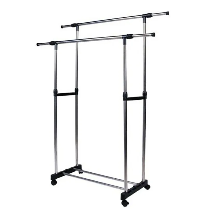 Stainless-steel-folding-adjustable-height-extendable-wheels-metal ...