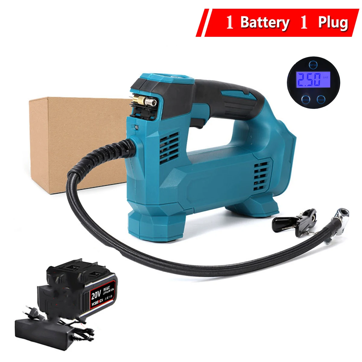 Air-Inflator-Portable-Car-Air-Compressor-Pump-Handled-Digital ...