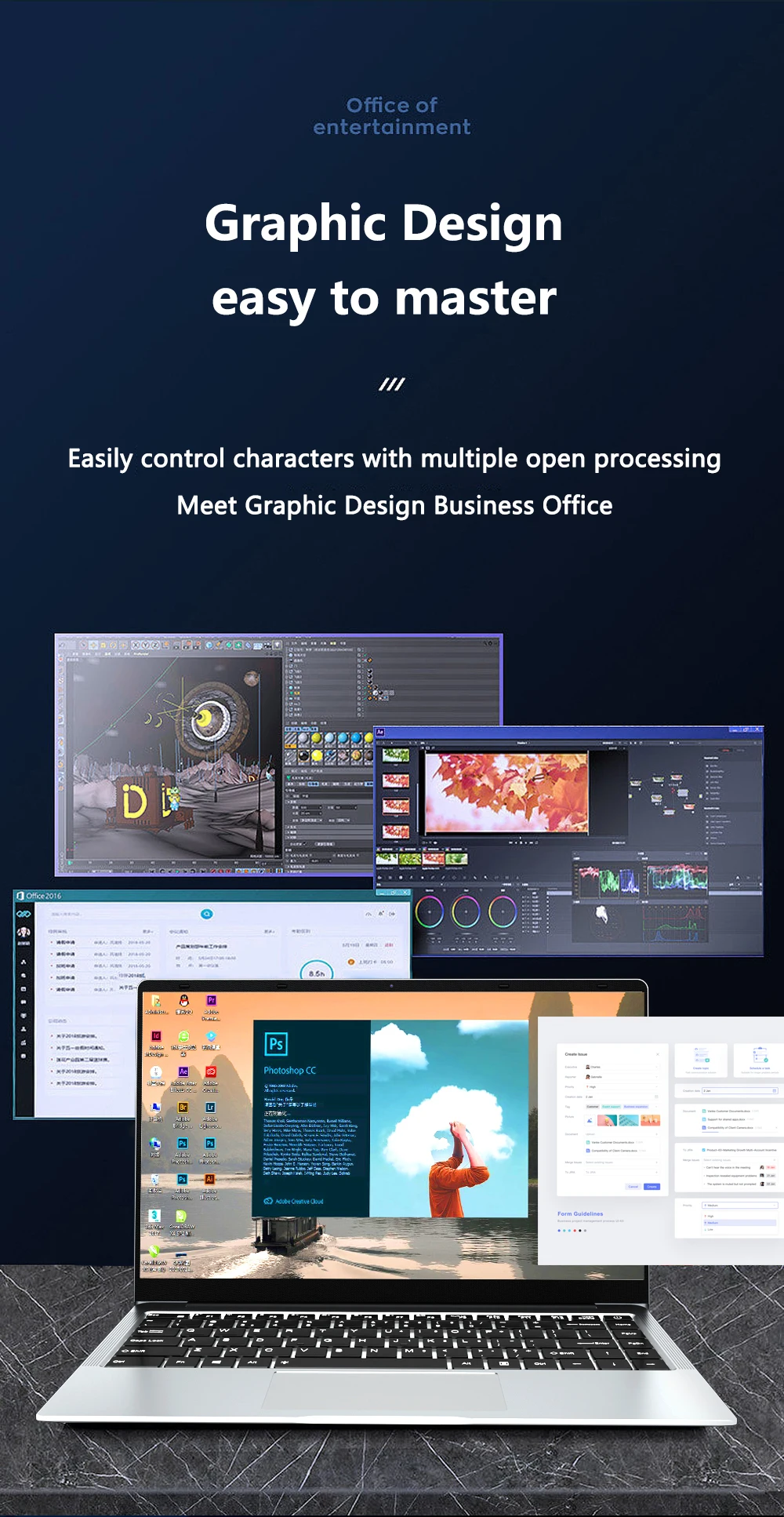 KUU Xbook 3 Laptops 14.1 Notebook Intel Celeron J4125 8GB RAM 256GB SSD ...