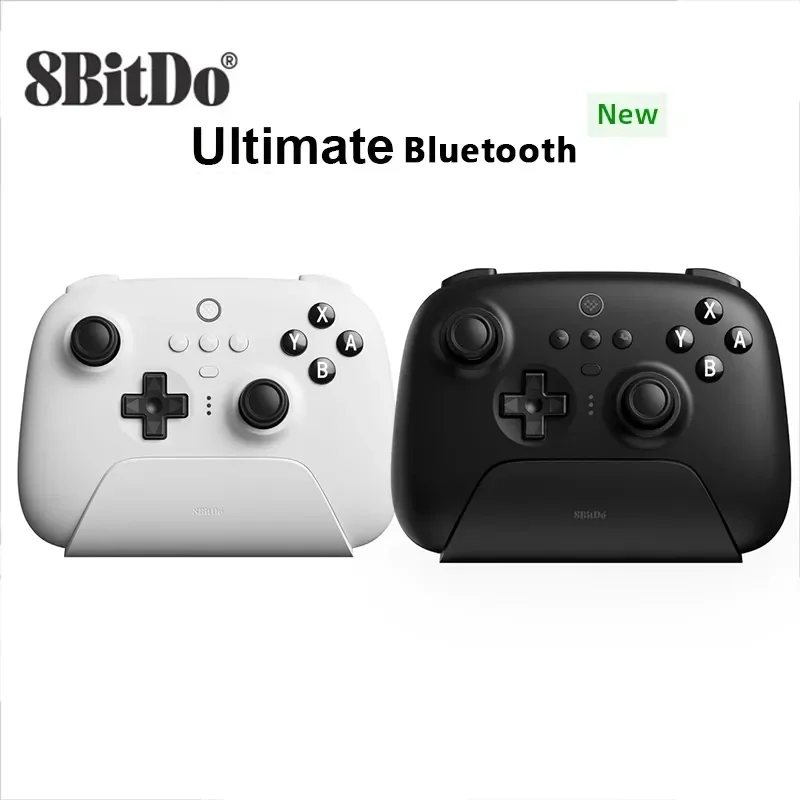 8Bitdo Ultimate Bluetooth Controller with Charging Dock Controller with Hall Effect Sensing for ...