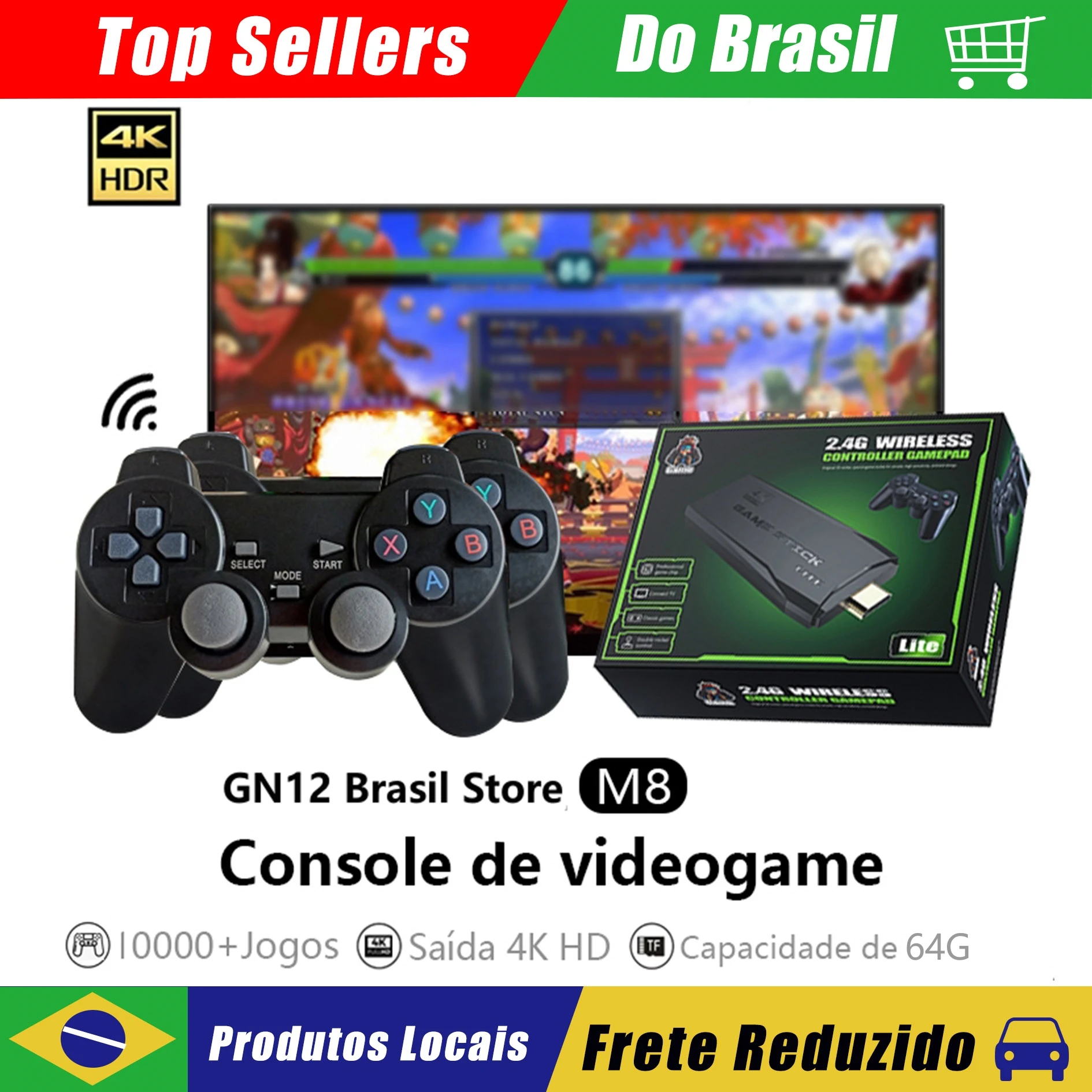 M8-64GB-USB-4K-Wireless-Game-Consoles-Dual-10000-Controller-2-4G-Video ...