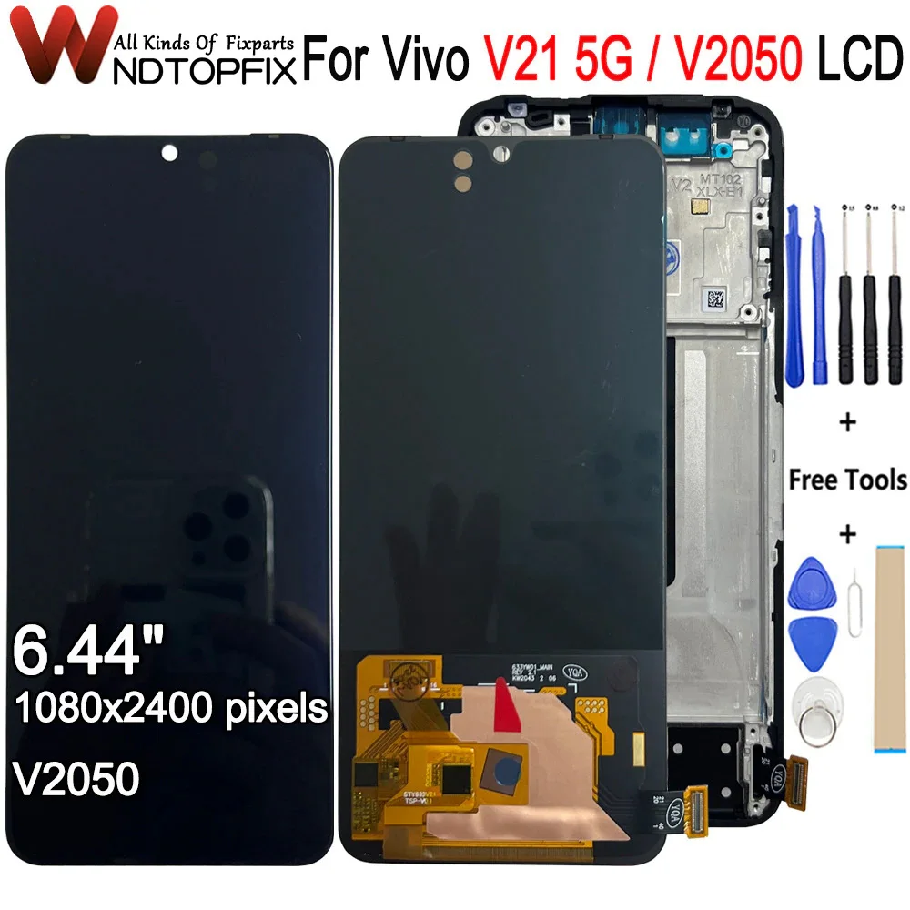 OLED-For-Oppo-Vivo-V21-5G-LCD-V2050-Display-Touch-Screen-Digitizer ...