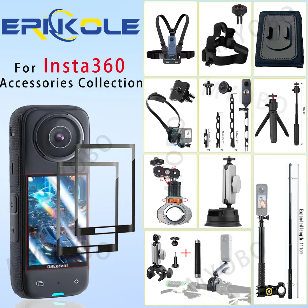 For-Insta360-X4-Accessories-Protective-Film-Chest-Head-Strap-for-Insta ...