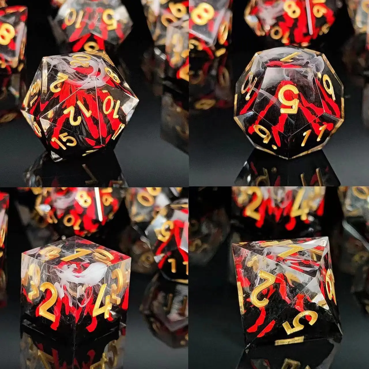 Volcano-Dice-DND-Dice-set-RPG-Resin-Polyhedral-Dice-set-For-RPG ...