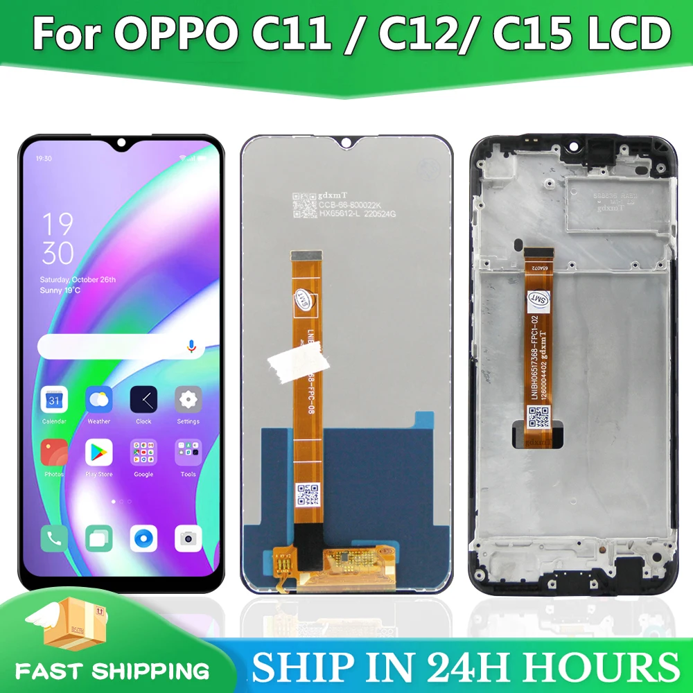 For-Oppo-Realme-C11-C15-RMX2185-RMX2180-Lcd-Display-10-Touch-Screen ...