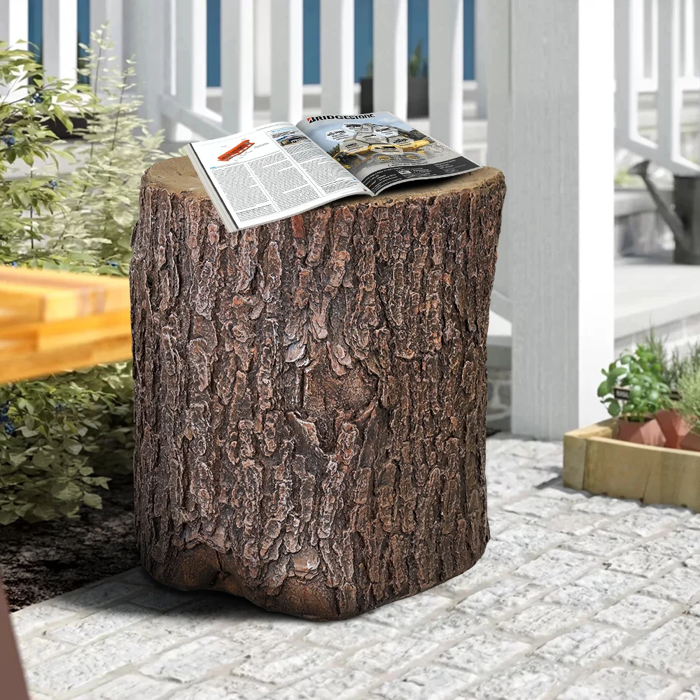 Fake Tree Stump Table: Realistic, Durable, and Perfect for Outdoor ...