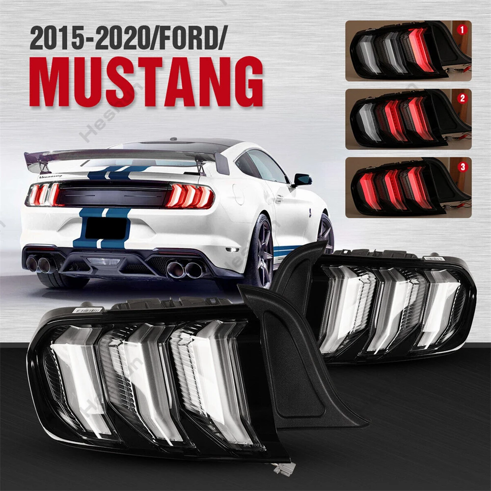 Car-Tail-Lights-Assembly-For-Ford-Mustang-GT-Shelby-GT500-2015-2022-DRL ...