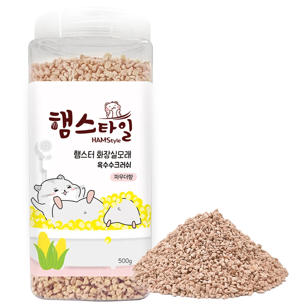Hamstyle Hamster Litter Corn Crush Powder Scent 500g - AliExpress 15