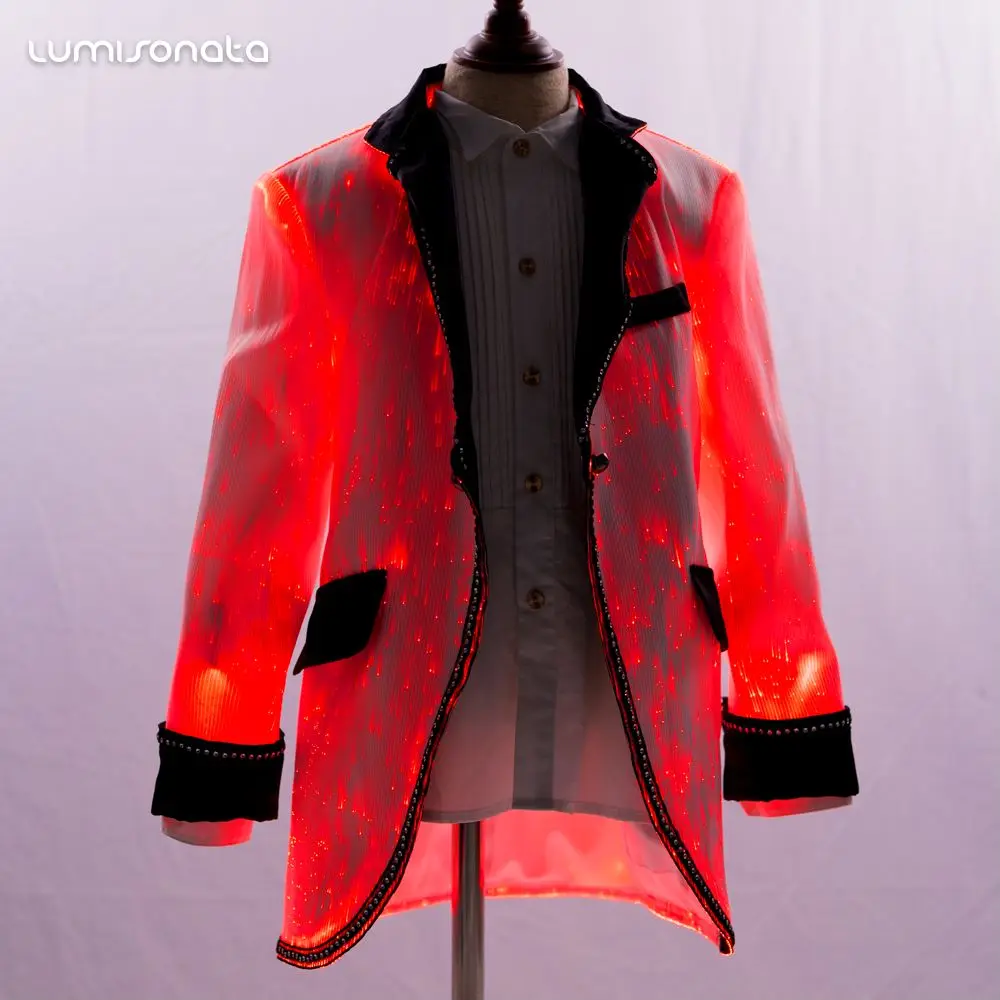 Lumisonata 7 Colors Change Suit Formal Kids Luminous Jacket blazers ...