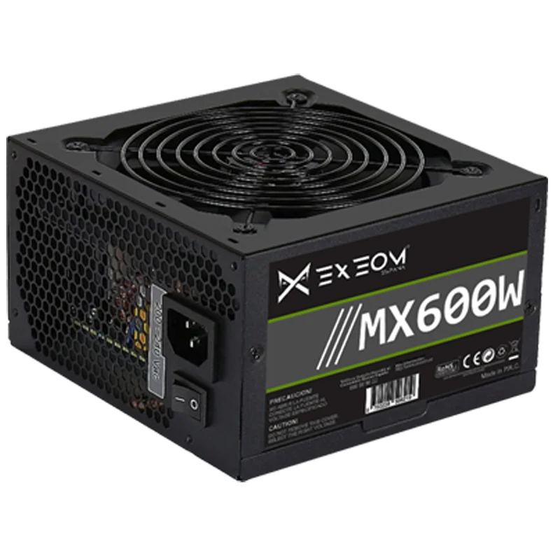 Fuente De Alimentacion 600W ATX Para PC Ordenador de Sobremesa