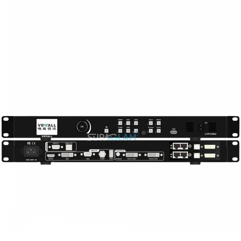 Led-Video-Processor-LVP100U-Work-With-Novastar-LINSN-Sending-Card-TV ...
