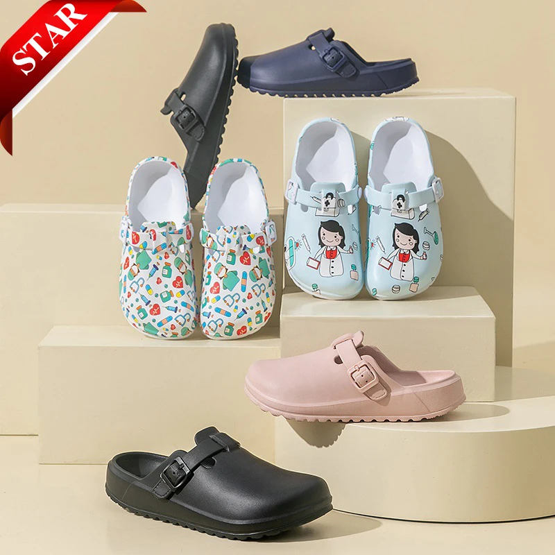 Cheap-Medical-Shoes-Light-Weight-Doctor-and-Nurse-Slippers-Slip ...