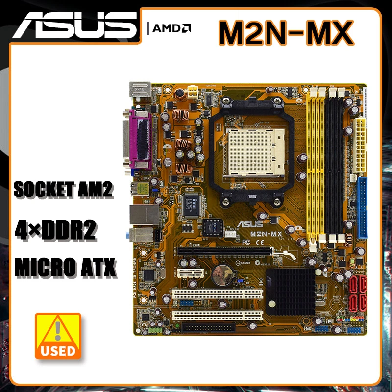 Asus M2n-mx Socket Am2 Motherboard Ddr2 Pci-e 16x Usb2.0 Micro Atx ...