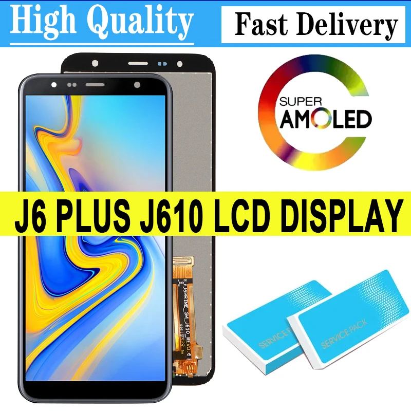 High-Quality-6-0-LCD-J6-Plus-for-Samsung-J6-J610-J610F-J610FN-Display ...