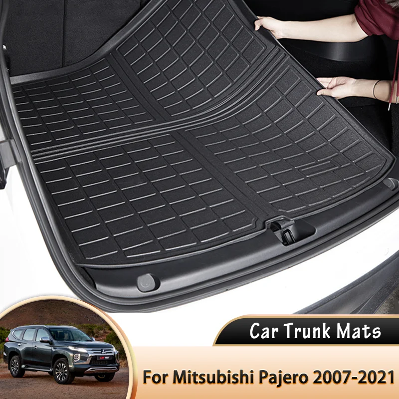 Car-Boot-Liner-Cargo-Rear-Trunk-Mats-for-Mitsubishi-Pajero-Montero ...