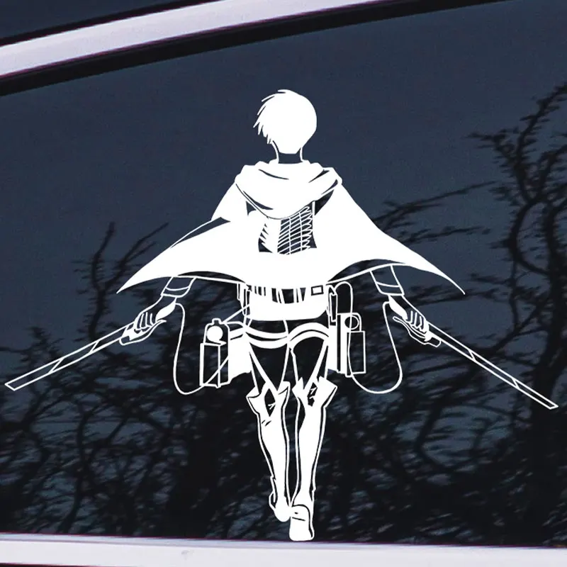 Anime Car Sticker Window Decoration Laptop Stickers Attack On Titan ...