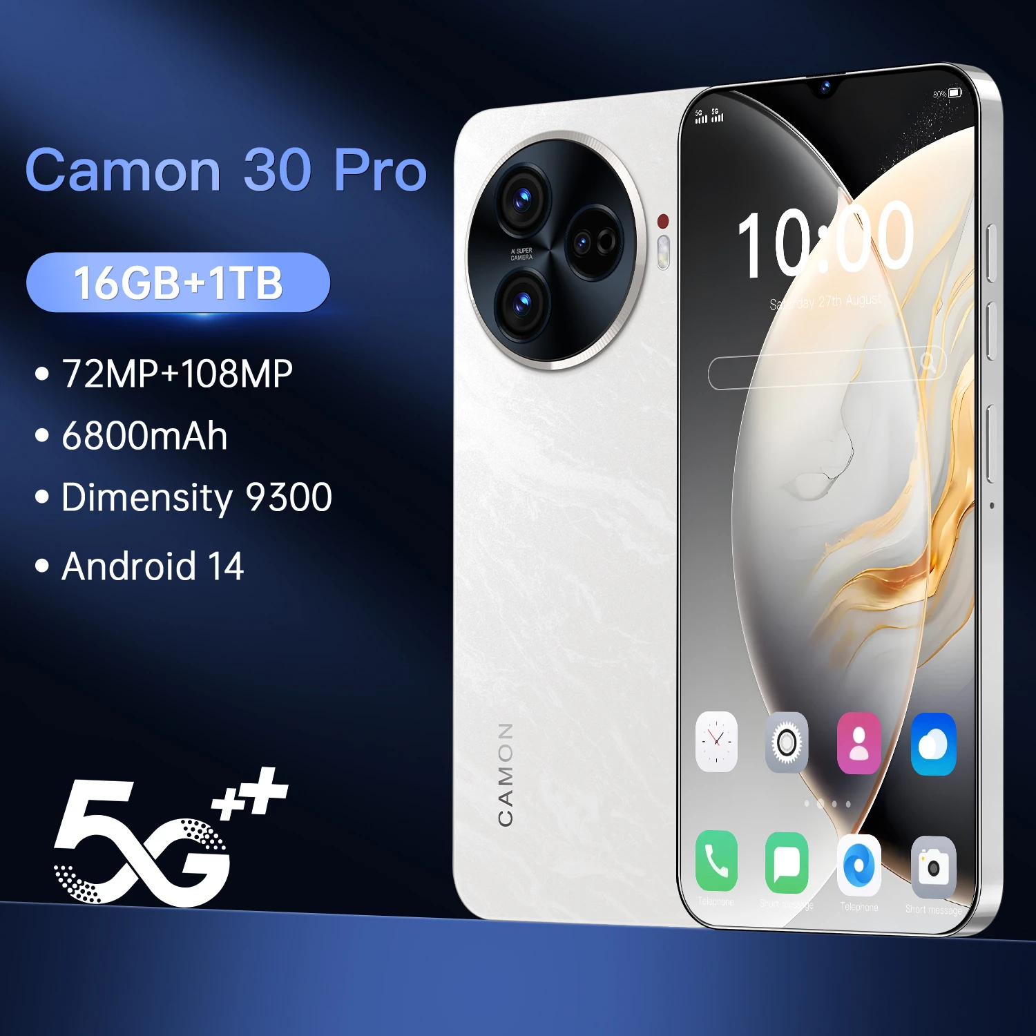 Camon-tel-fono-inteligente-30-Pro-desbloqueado-Smartphone-con-Android-6 ...
