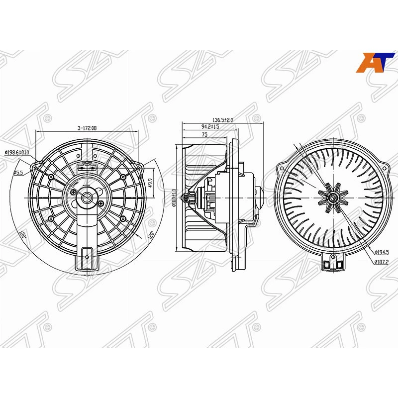 Unidad de fusor de Motor para Lexus GS300 1997-2004 sat st-87103-30390 ...