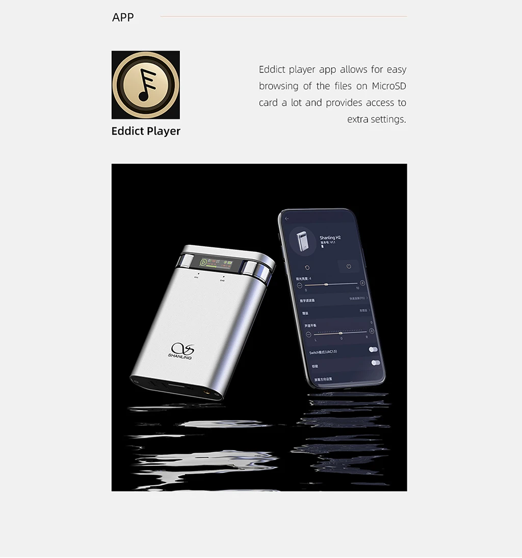 Shanling H2 Hifi Exquise Portable DAC/ AMP