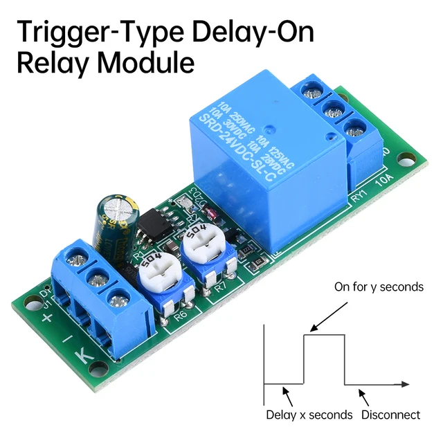 Taidacent 12V Voice-Activated Delay Switch Sound Detection Relay Module ...