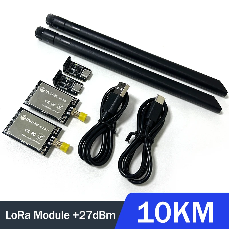 DX-LR03 868/915Mhz Modifiable frequency band RF LORA MODULE Uart 10KM ...