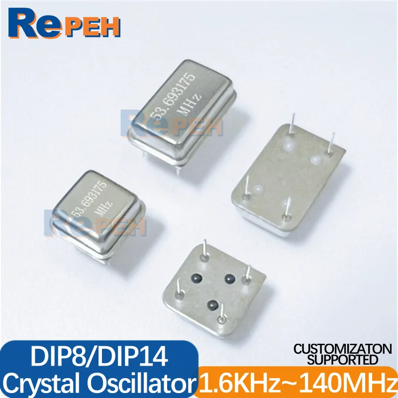 5PCS/53.693175MHz 53.693MHz FULL-SIZE/HALF SIZECRYSTAL OSCILLATOR ...