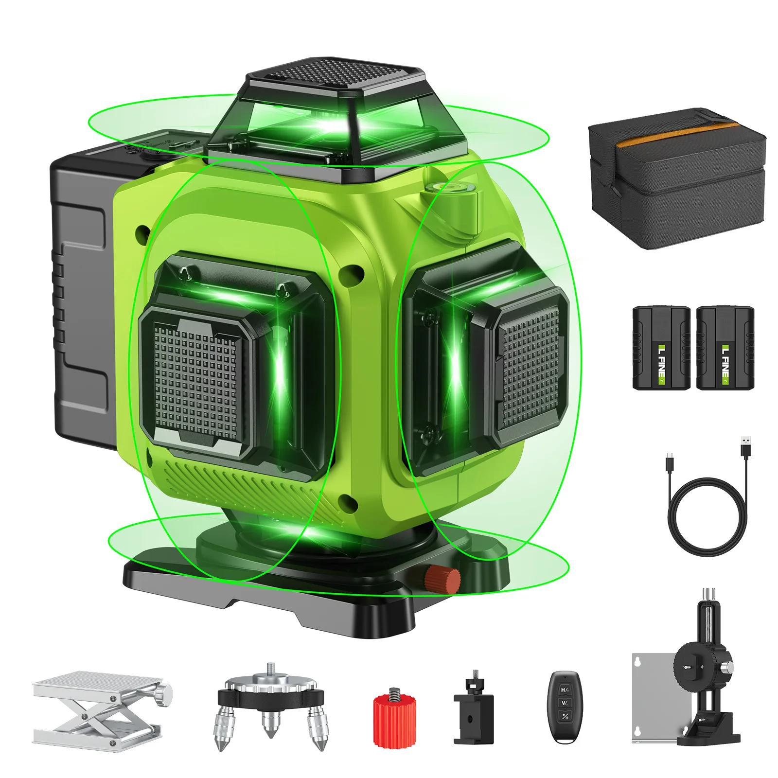 16-Lines-Laser-Level-green-line-Self-leveling-360-Horizontal-And-Vertical-Super-Powerful-green ...