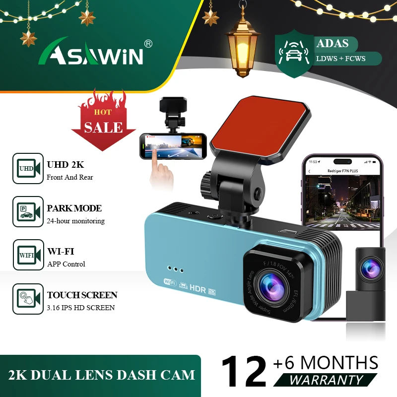 2k-Car-Camera-WIFI-ADAS-Dash-Cam-Asawin-A4M-3-16-Inch-IPS-Touch-Screen ...