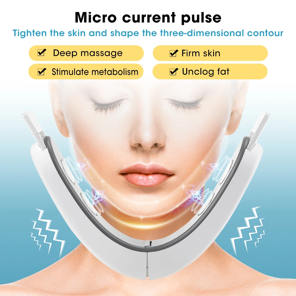 V-Face-EMS-Microcurrent-Face-Lift-Machine-Bandage-Facial-Massager ...
