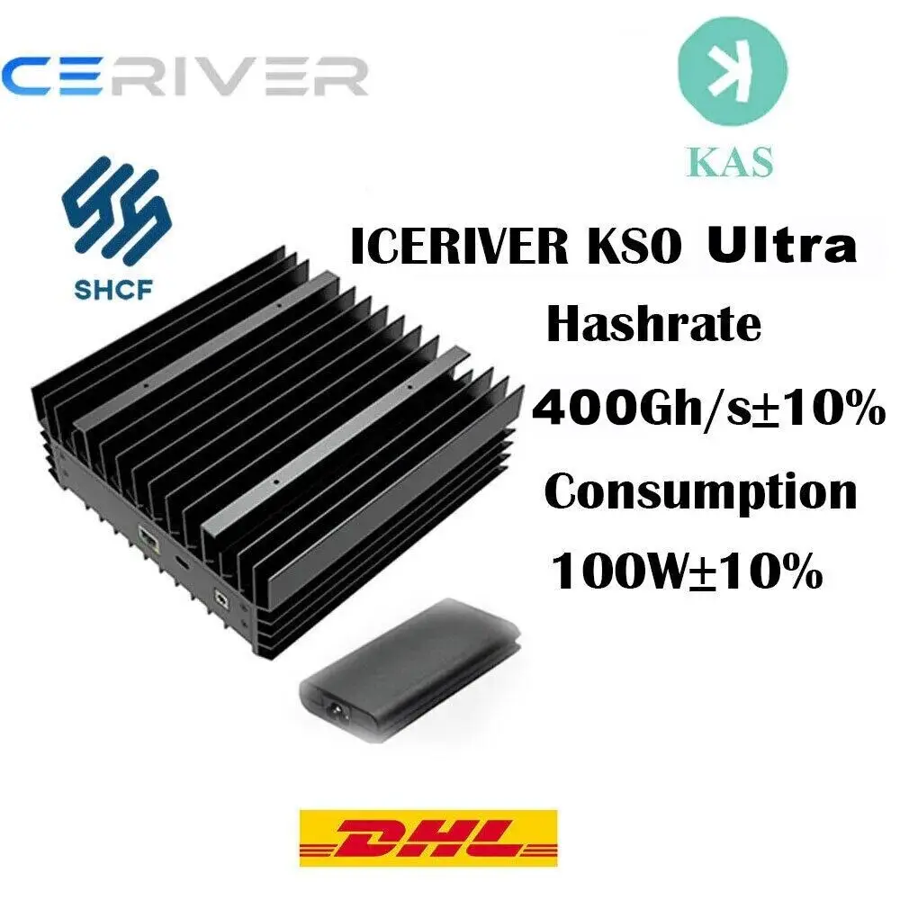 PROMO-OFFER-ICERIVER-KAS-KS0-ULTRA-400GH-Miner-Kaspa-Miner-100-WATT-KS0 ...