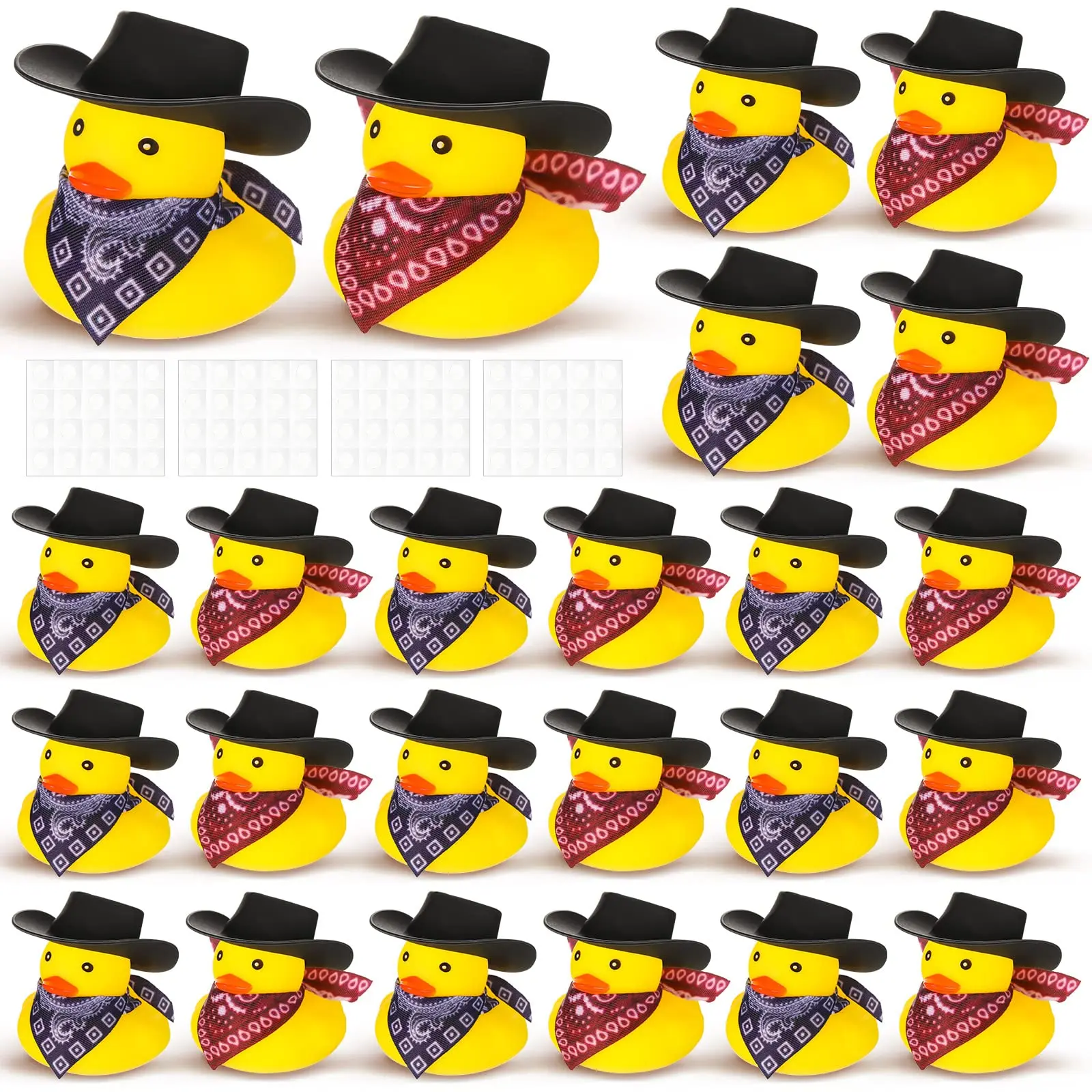 12-24-48-Set-Cowboy-Rubber-Duck-Mini-Rubber-Duckies-Bath-Party-Toys ...