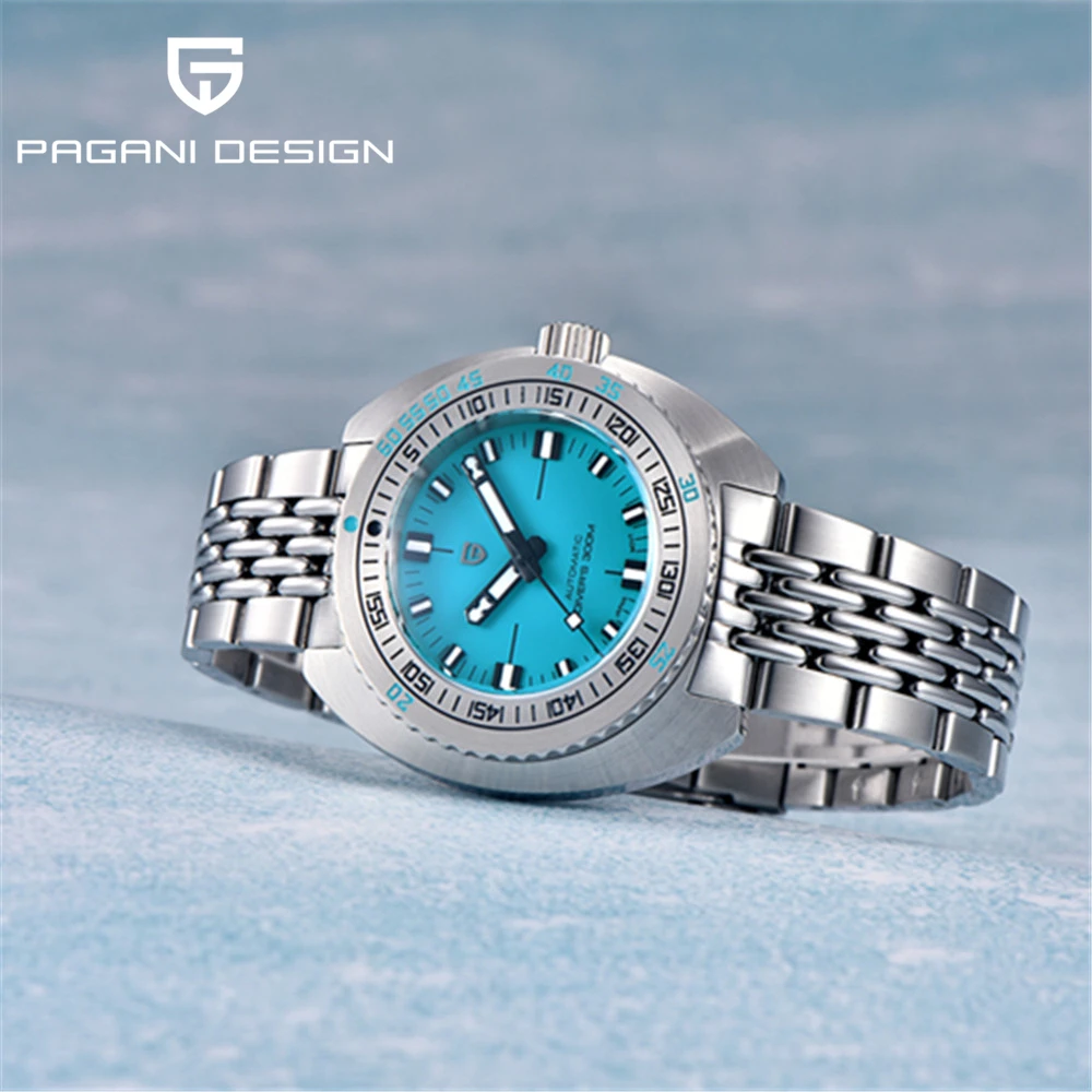 PAGANI DESIGN Top Luxury Men's Mechanical Watch 42mm Stainless Steel ...