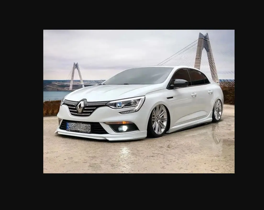 For Renault Megane 4 2016-2020 Front Bumper Lip Abt Style Front Bumper ...