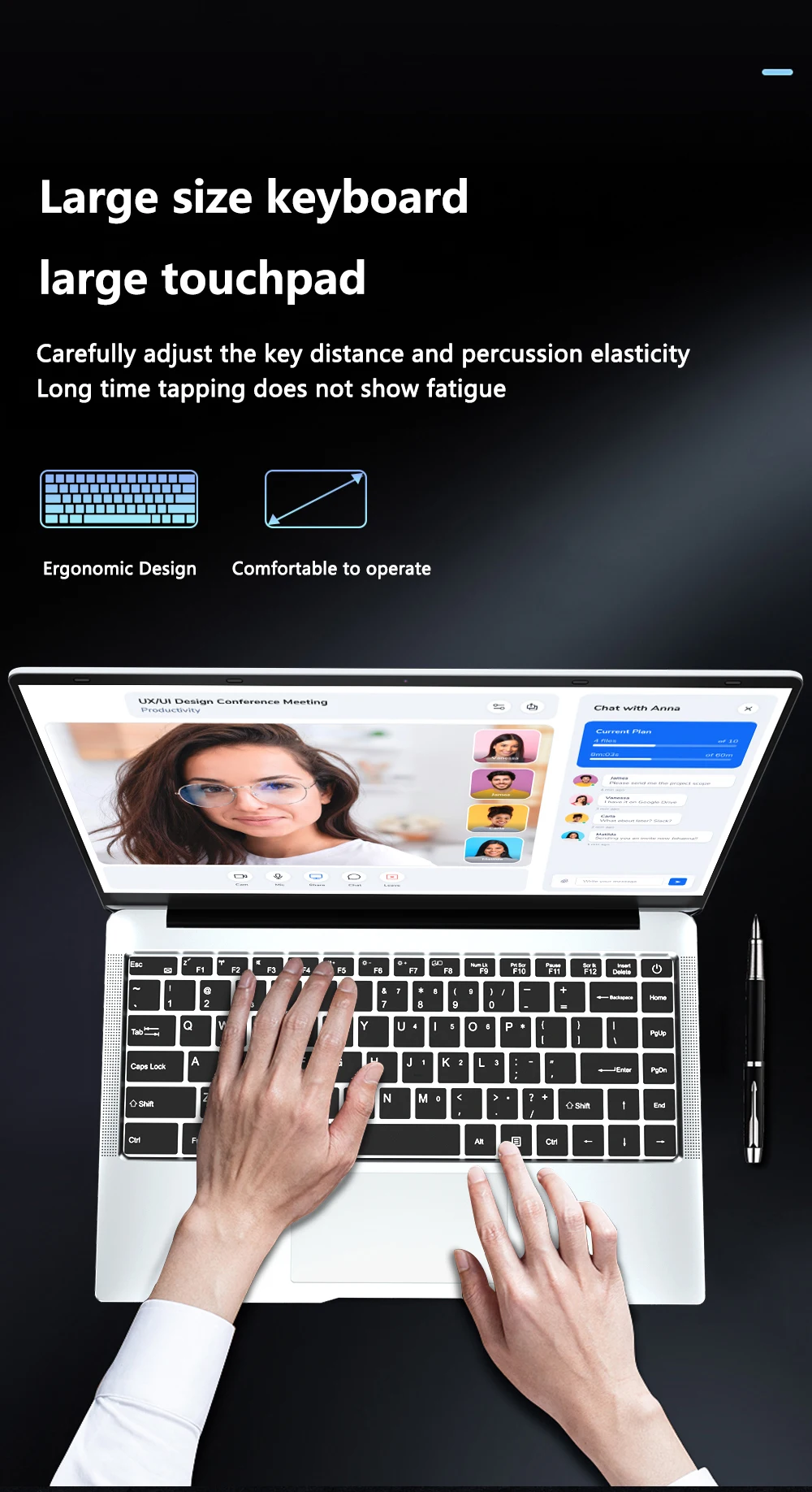 KUU Xbook 3 Laptops 14.1 Notebook Intel Celeron J4125 8GB RAM 256GB SSD ...