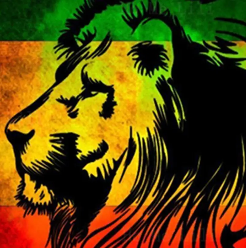 Rasta Lion Of Judah Tattoo