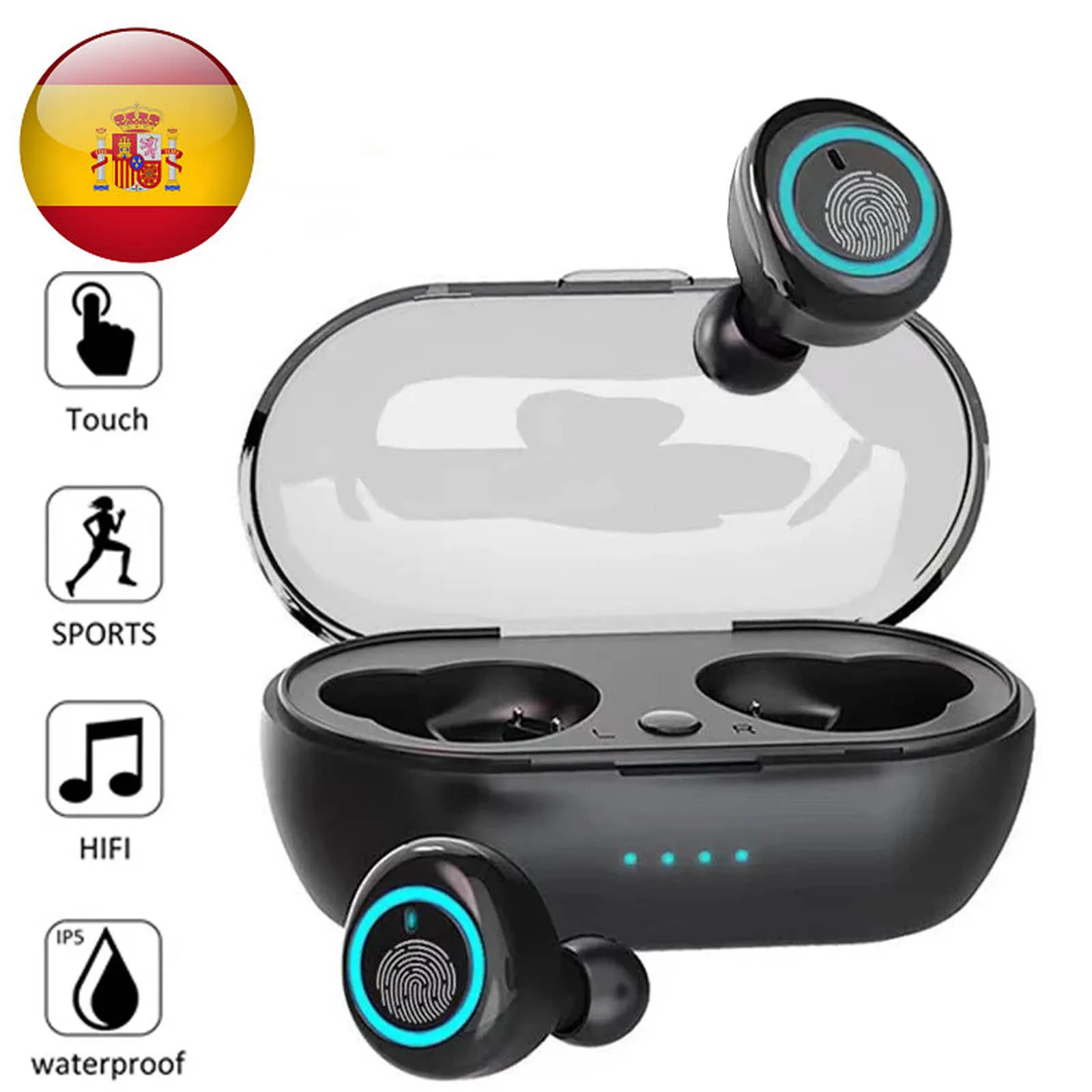 Auriculares-inal-mbricos-Y50-TWS-cascos-deportivos-con-Bluetooth-para-videojuegos-y-micr-fono ...