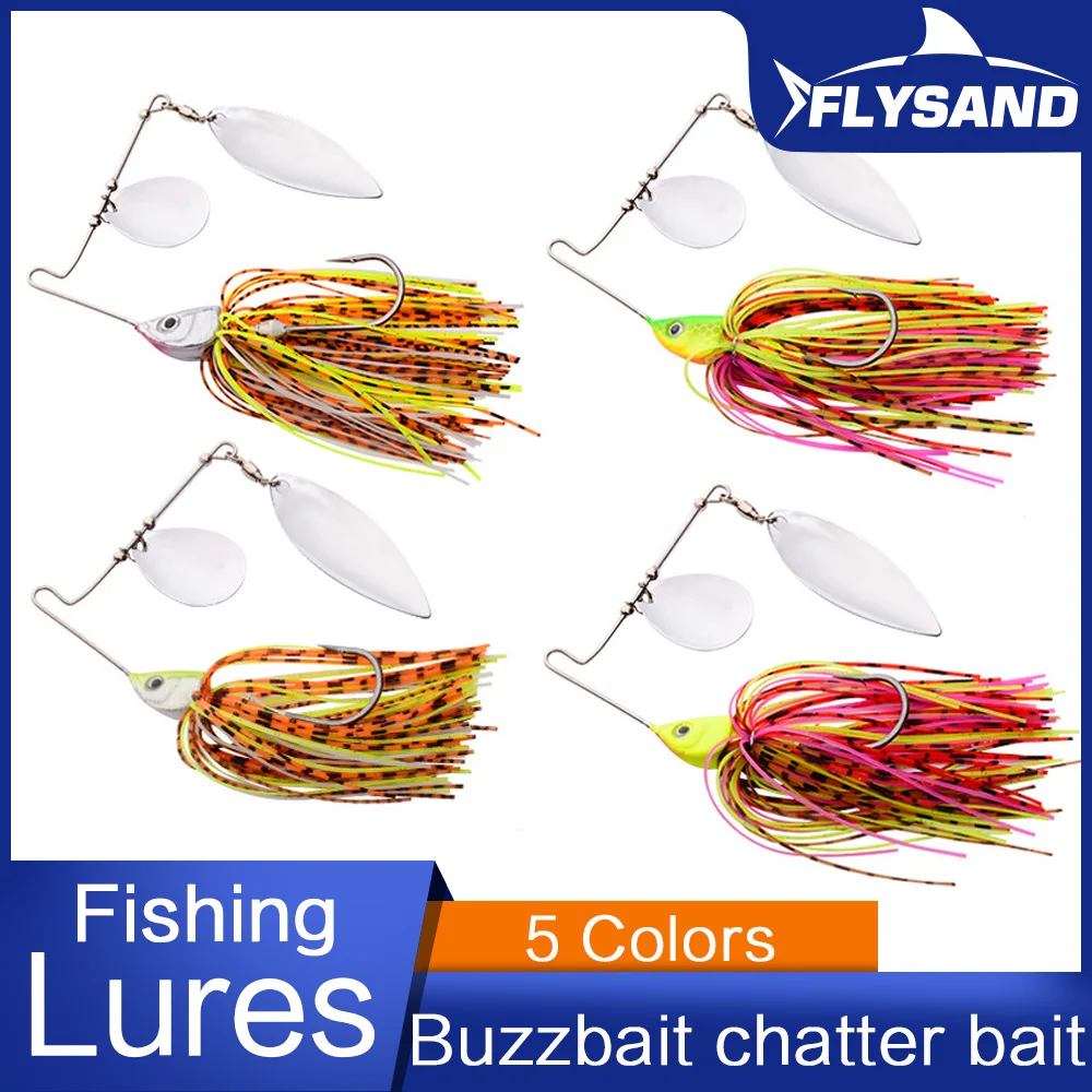 FLYSAND-Fishing-Chatter-Bait-Spinner-Spin-Fishing-Lure-Buzzbait ...