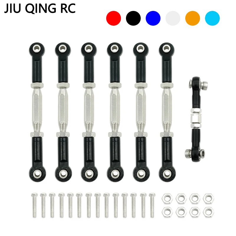 7Pcs-Aluminum-Turnbuckle-Screw-Cam-Rod-End-Kit-For-1-10-RC-Car-1-10 ...