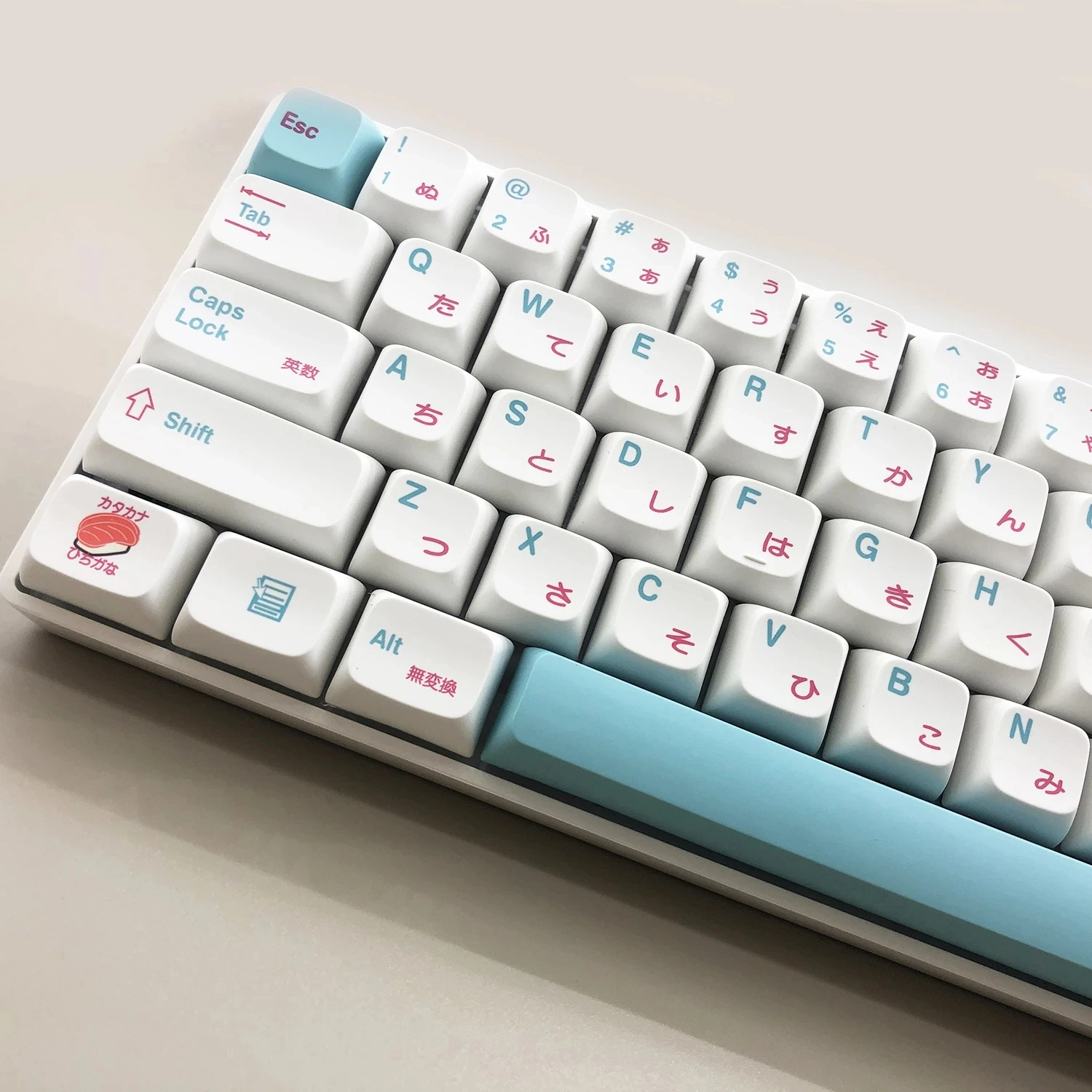 KeysLand Sushi 121 Keys Mechanical Keyboard XDA Profile DYE SUB Keycaps ...