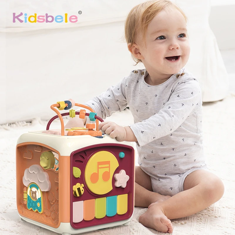 Baby-Activity-Cube-Toddler-Toys-7-in-1-Educational-Shape-Sorter-Musical ...