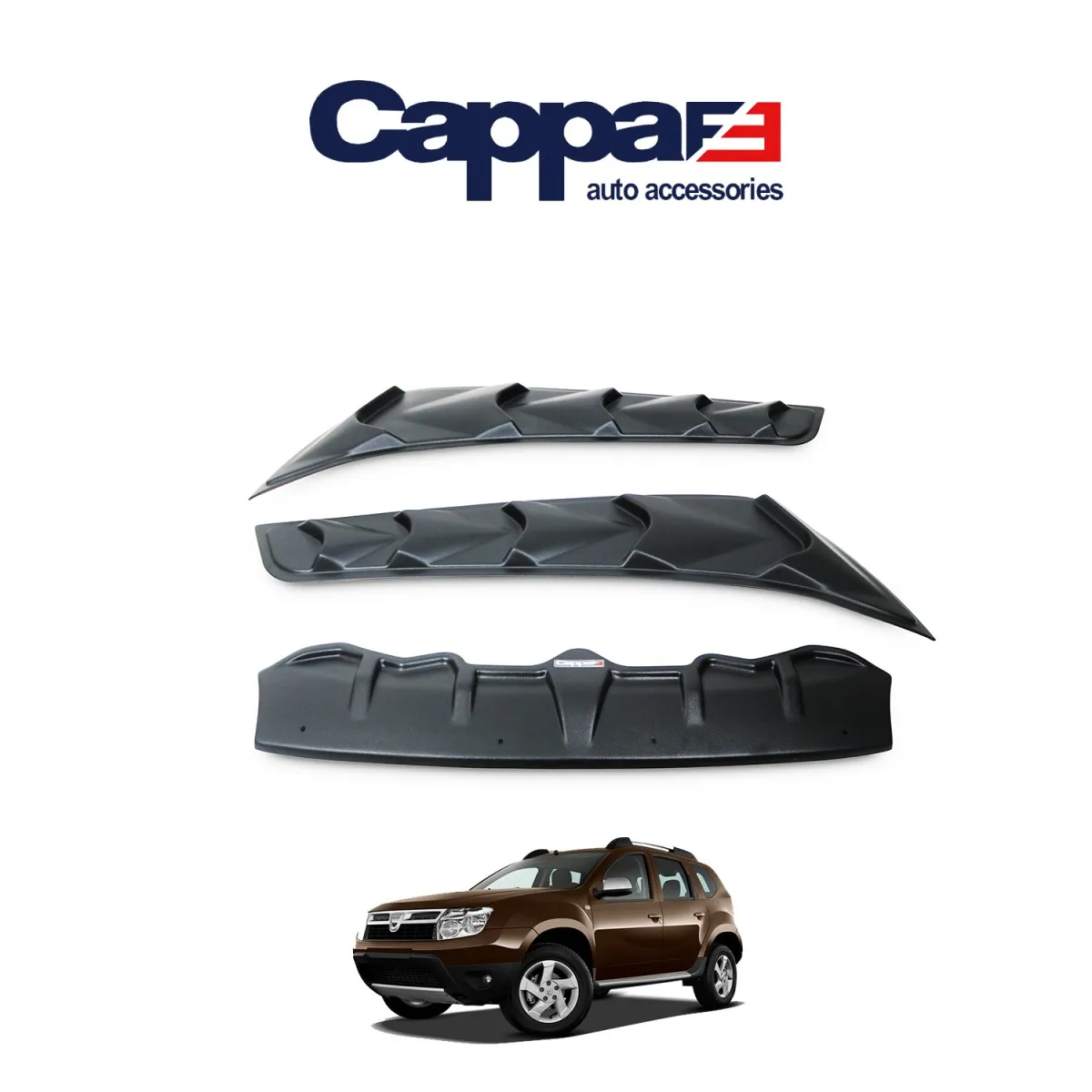 Para-Dacia-Duster-2010-2017-Dragon-Pack-3-piezas-accesorios-de-coche ...
