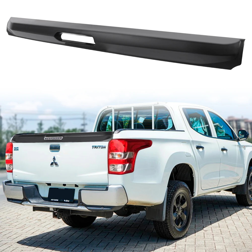 Rear Gate Cover Spoiler Rail Guard for Mitsubishi Triton L200 2015-2018 ...