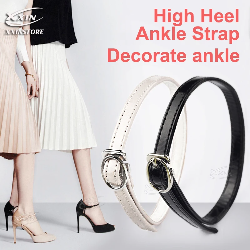 【Xxin】Womens Detachable Shoe Straps with Buckle, High Heels Anti Slip ...