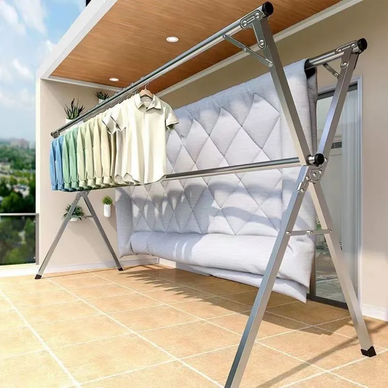 [Folding] Olsten laundry dryer futon large veranda - AliExpress 15