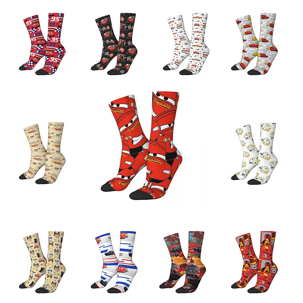 Calcetines-de-baloncesto-coloridos-de-Disney-Cars-Lightning-McQueen ...